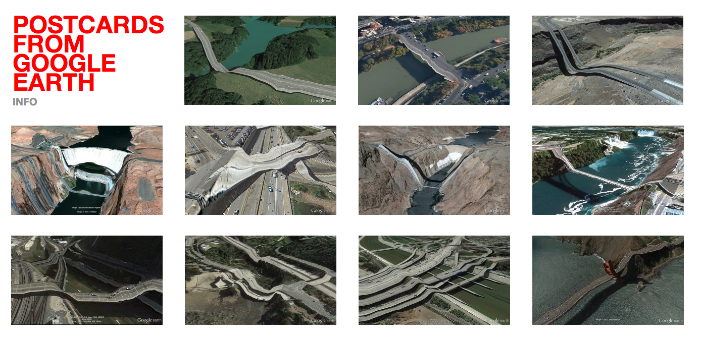 Postcards from Google Earth | Clement Valla